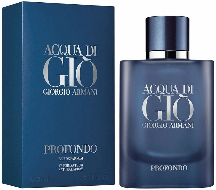 Giorgio Armani acqua di gio profondo 100ml парфюмерная вода мужская