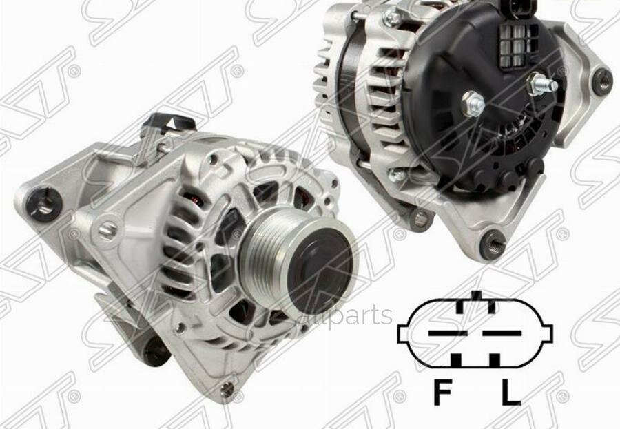 SAT ST-13579666N Генератор OPEL ASTRA/INSIGNIA/CHEVROLET AVEO/CRUZE 1.6/1.8 09- 12V 100A