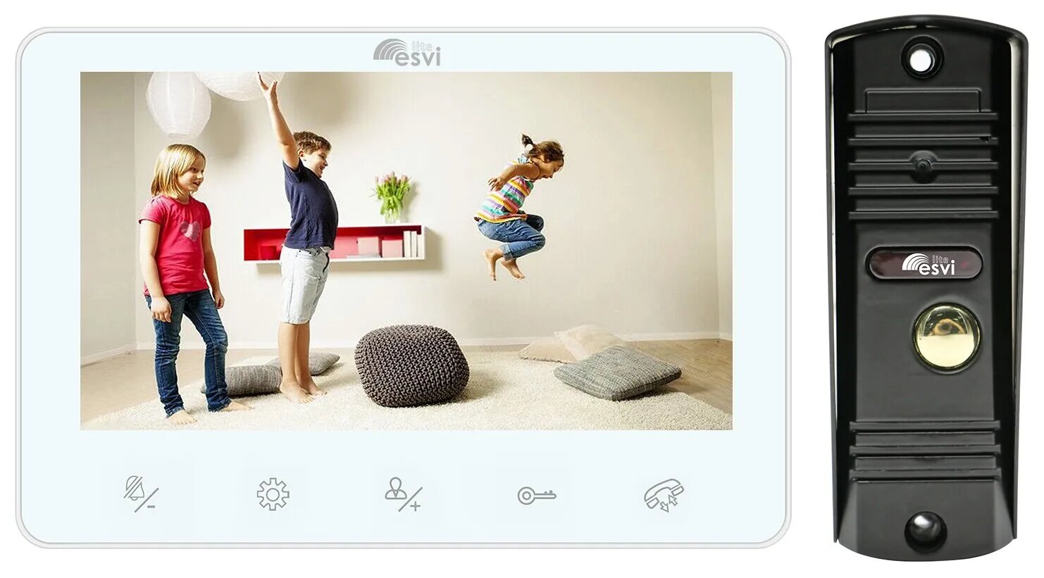 MP-K7W-BW6(b) Комплект видеодомофона 7 дюймовый