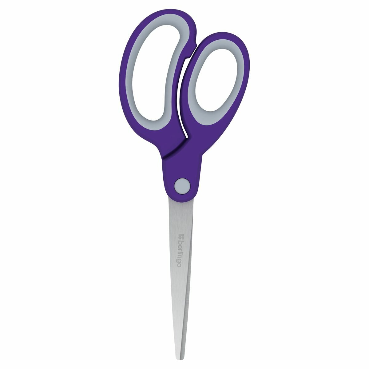 Ножницы детские для левшей Berlingo, 170мм, эргономичные ручки, мягкие вставки европодвес (DNs_17005)