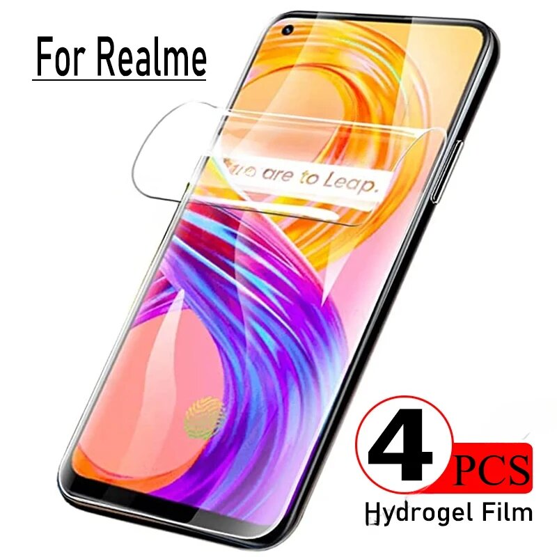 Гидрогелевая пленка для Realme 10 4G (6.4") - 4 шт.