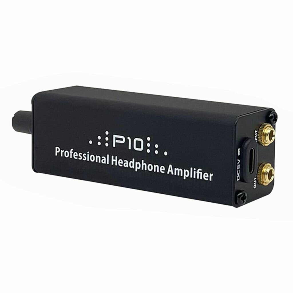 Аксессуар для аудиотехники, Портативный усилитель для наушников с 3,5-мм входом/выходом P10
