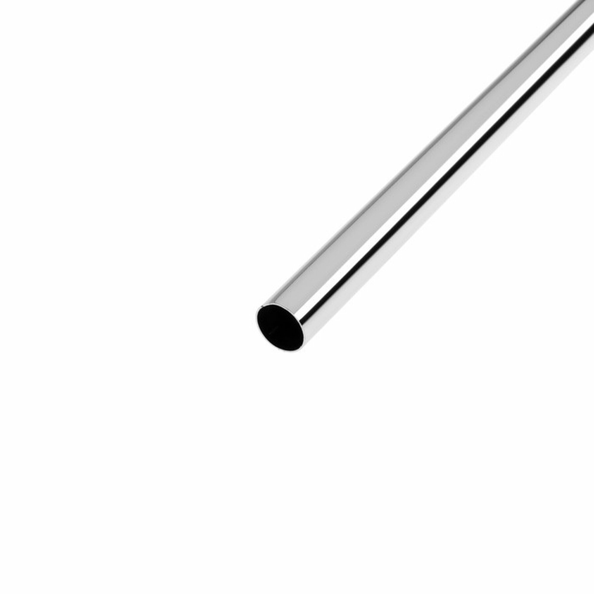 Труба мебельная CAPPIO, хромированная, зеркальная поверхность, 300 см