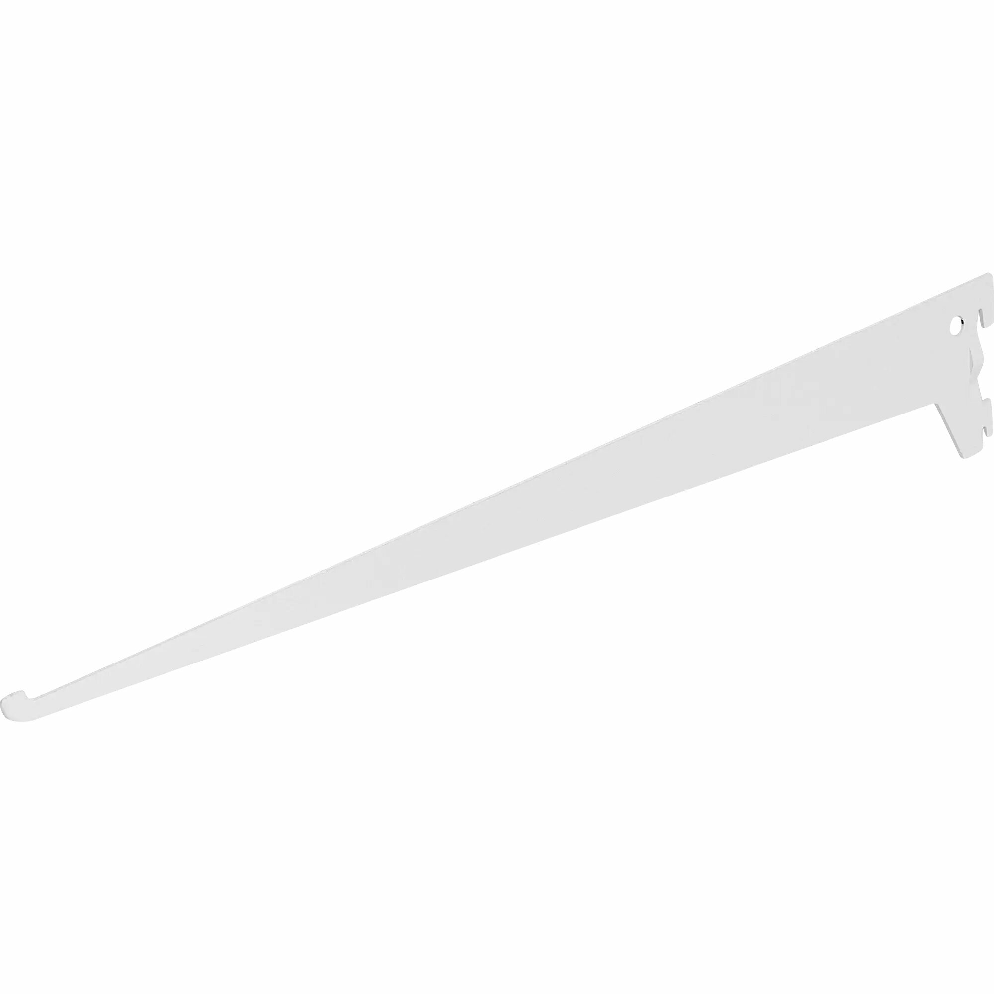 Spaceo кронштейн для полок 40 см белый, нагрузка до 25 кг, крепление к стене