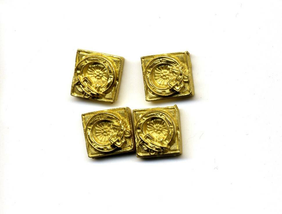 Декоративный элемент, барельеф, 12 мм, металл 1 шт.