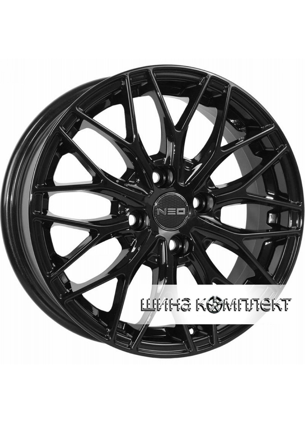 Колесный диск Neo 576 6x15 4x100 ET46 54,1 BL литой для автомобиля
