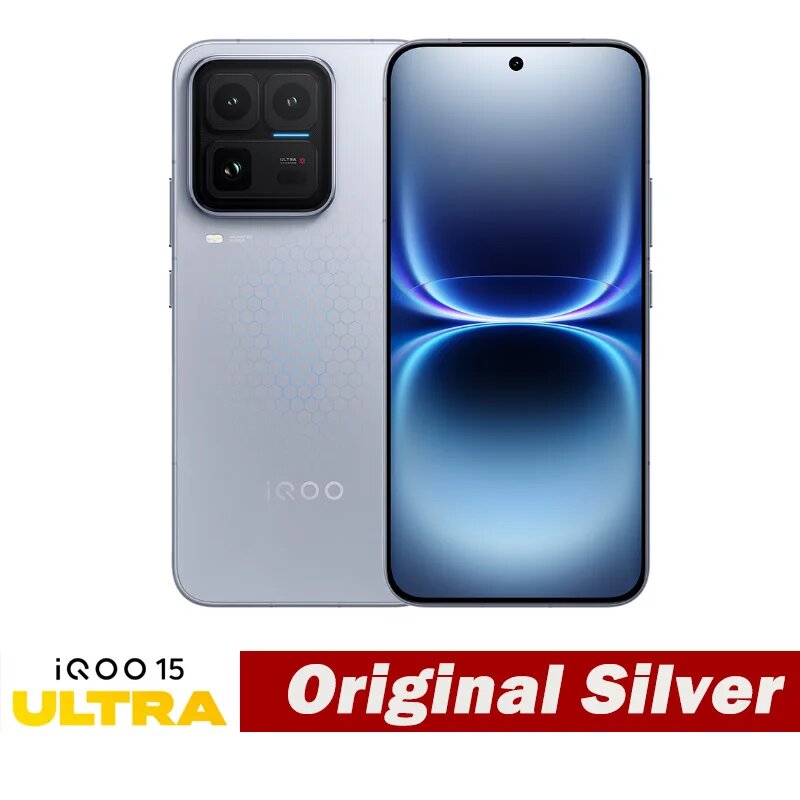 Оригинальный ViVO iQOO15 Ultra 5G Snapdragon 8 16GB 1TB, Серебряный, 16ГБ, 1ТБ, SliverOriginalSealed