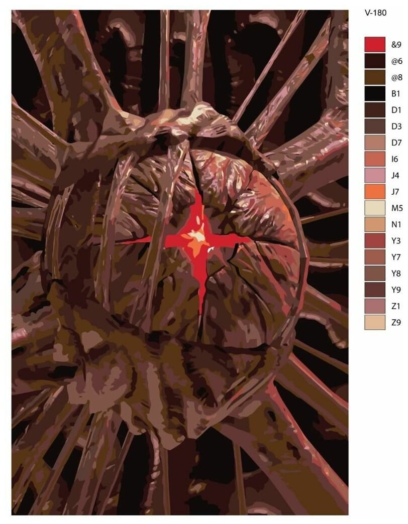 Картина по номерам V-180 "Игра StarCraft. Сверхразум" 50х70