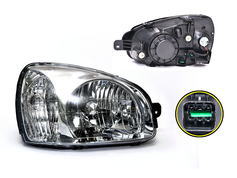 Фара правая Hyundai Santa Fe (2000-2006)/Тагаз (2006-н. в.), SHF-12239
