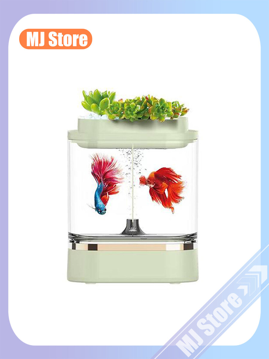 Mi Мини-аквариум для ленивых рыб Pro Версия, Desktop fish tank 2L