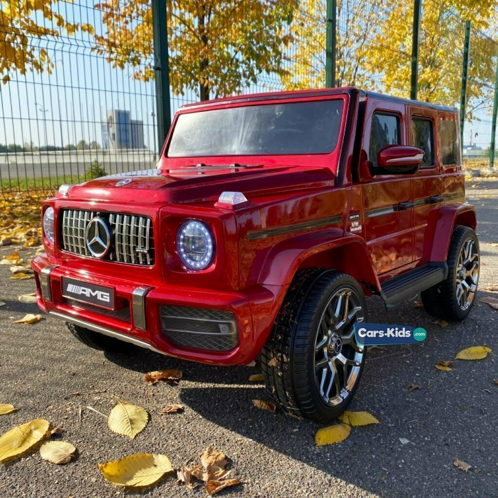 Электромобиль Mercedes-Benz G63 T999TT, красный, световые и звуковые эффекты