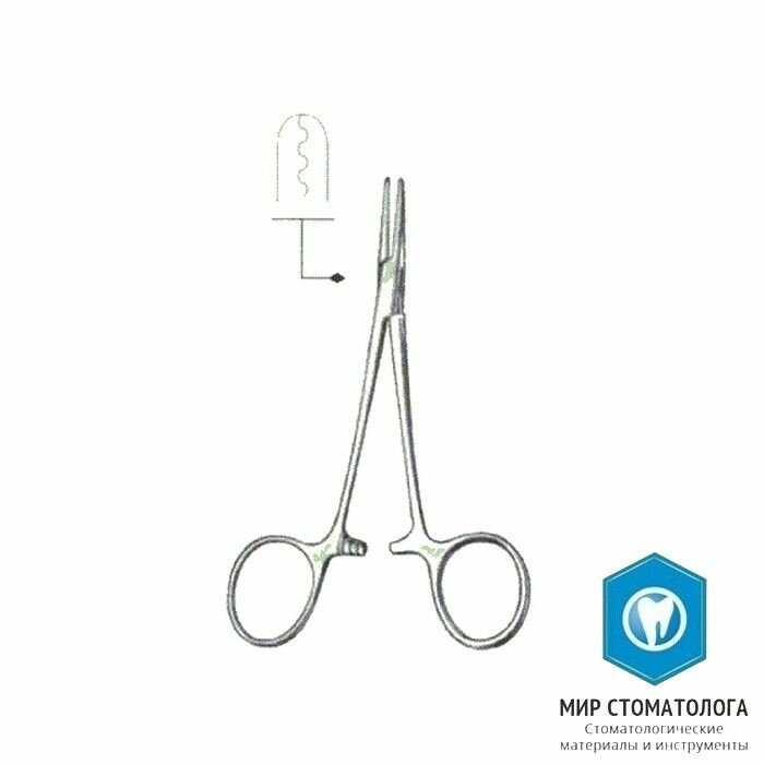 ВР-З-68 Зажим Бильрот зубчатый прямой №1