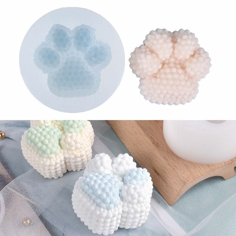 Силиконовая Форма Для Творчества "Кошачьи Лапки", Подходит Для Эпоксидной Смолы, Шоколада, Гипса, желе