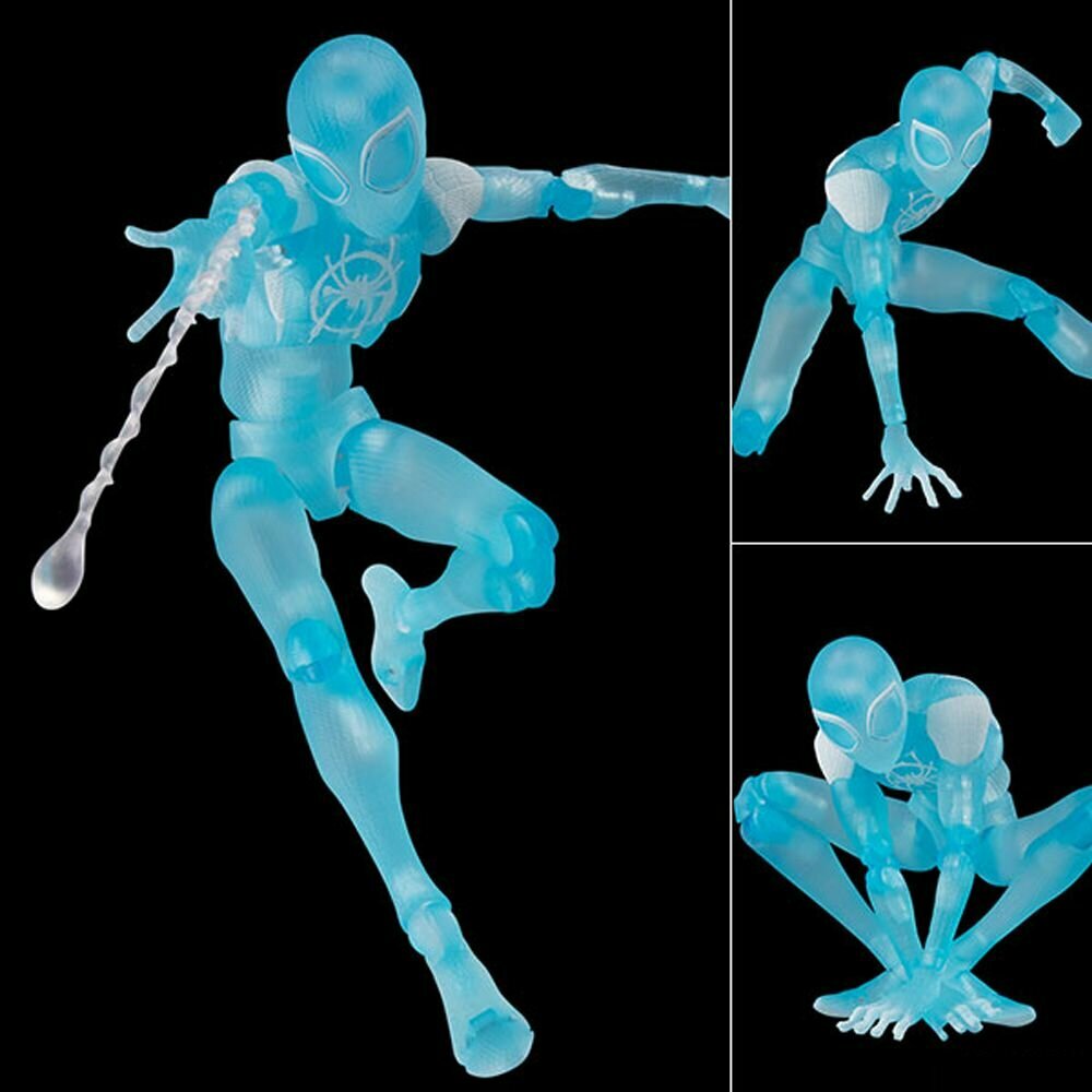 Фигурка Человек-Паук Майлз Моралес / Spider-Man : Into The Spider-Verse Miles Morales Clear Edition 15 см