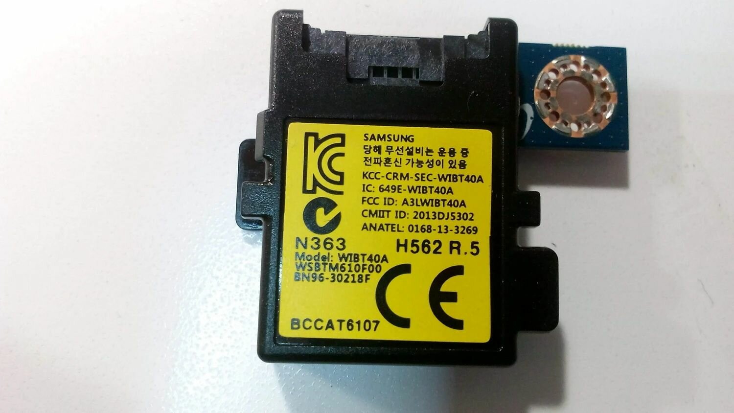 Модуль Bluetooth WIBT40A BN96-30218F для Ue40J6200Au Ps10 Lcd Телевизор Плата разъемов арт. 7939