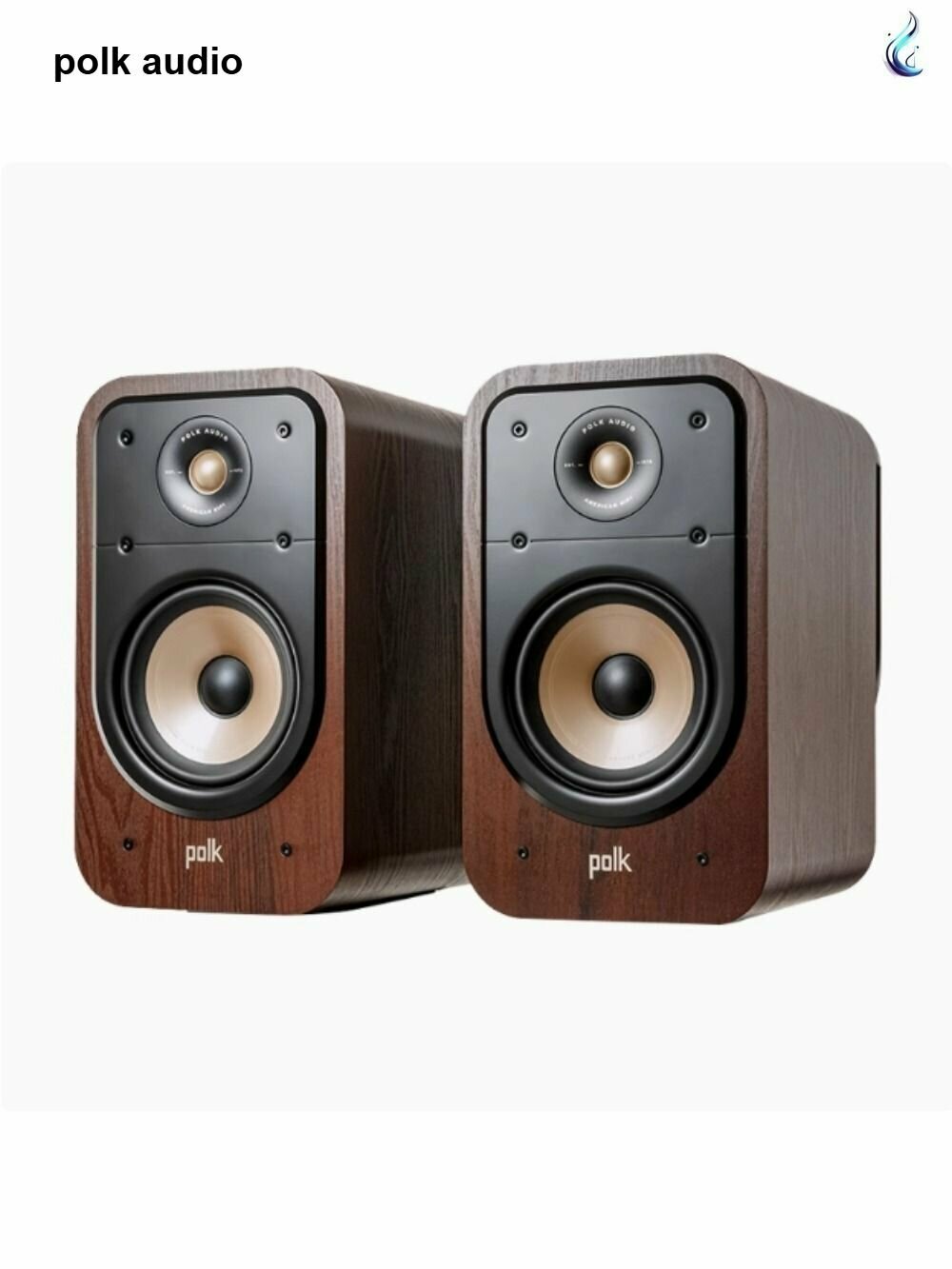 Polk audio ES20 Аудио домашний кинотеатр с пассивным динамиком высокого разрешения Hi-res из дерева вишни