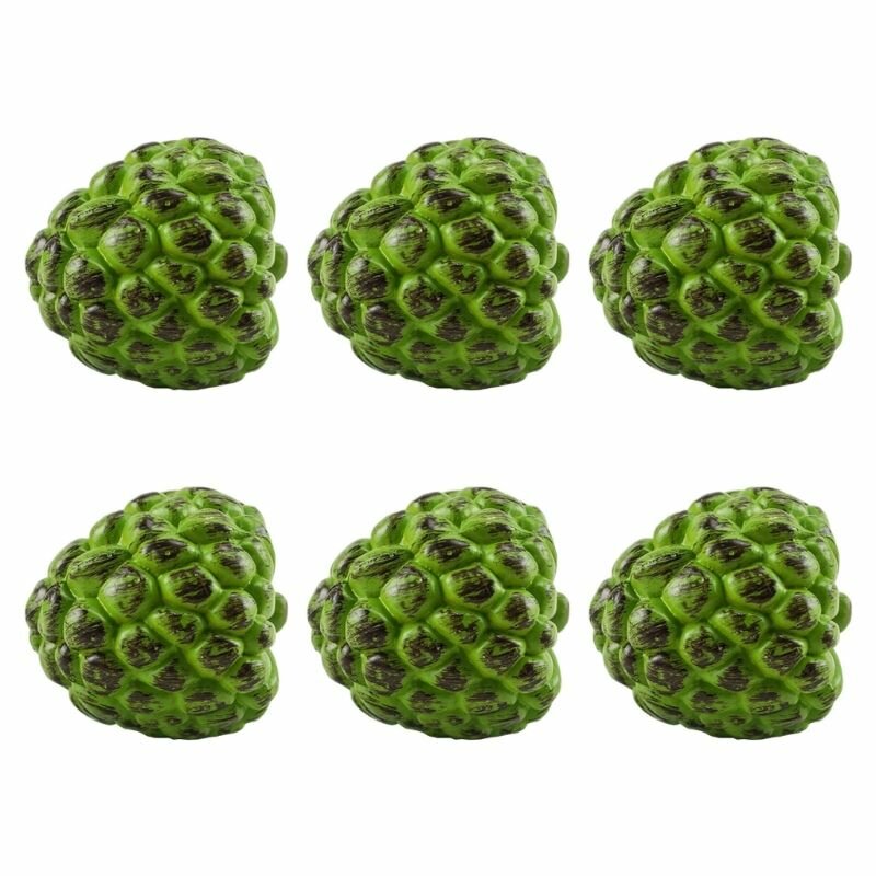 1 упаковка из 6 штук, имитация фруктов-Фрукт Шакьямуни 19