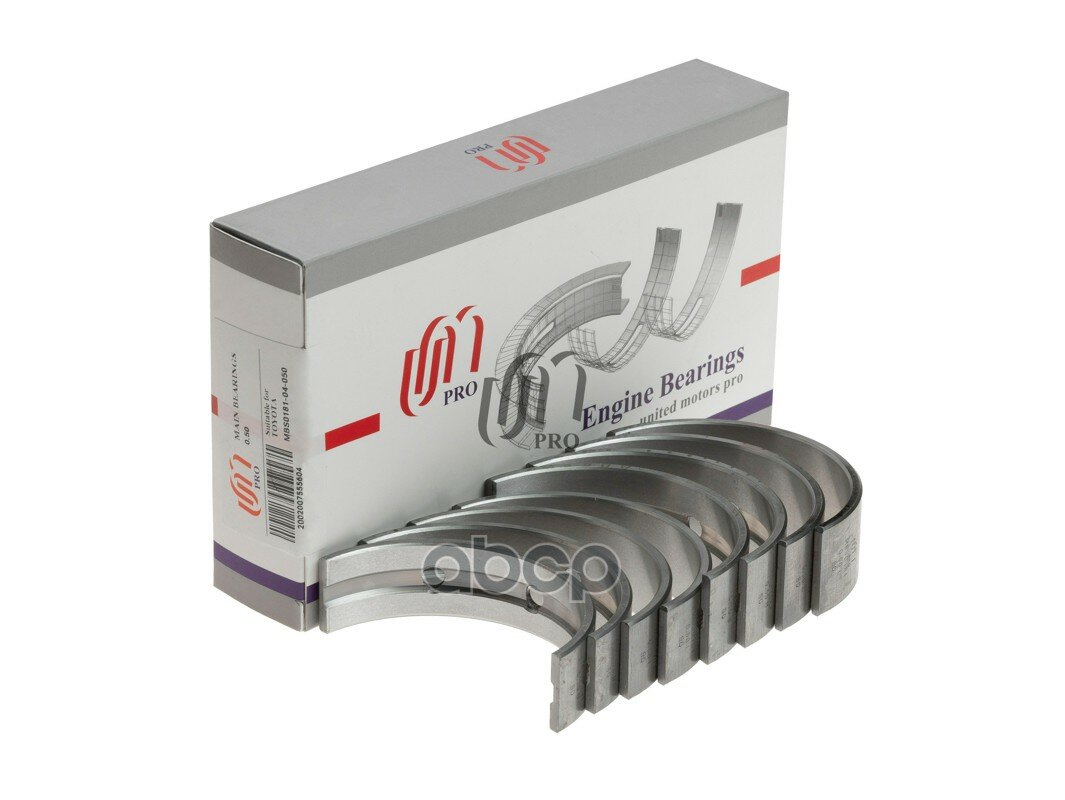Вкладыши коренные 0.50 Toyota 2GR-FE/FSE United Motors арт. MBS018104050