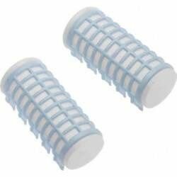 Термобигуди для волос 28х68мм (6шт) голубые