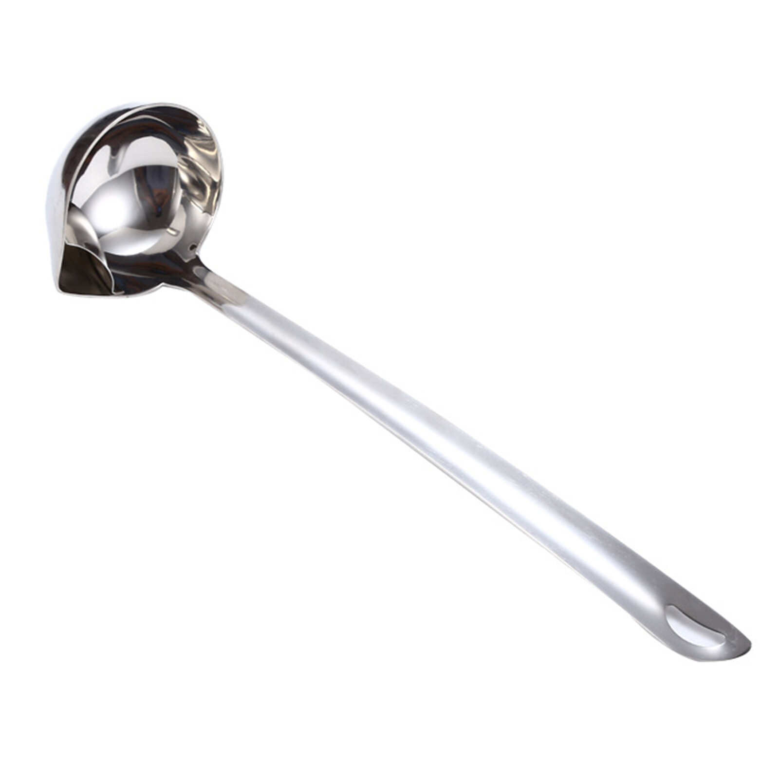 Нержавеющая сталь, ковш для супа, длинная ручка, разделитель масла, фильтр