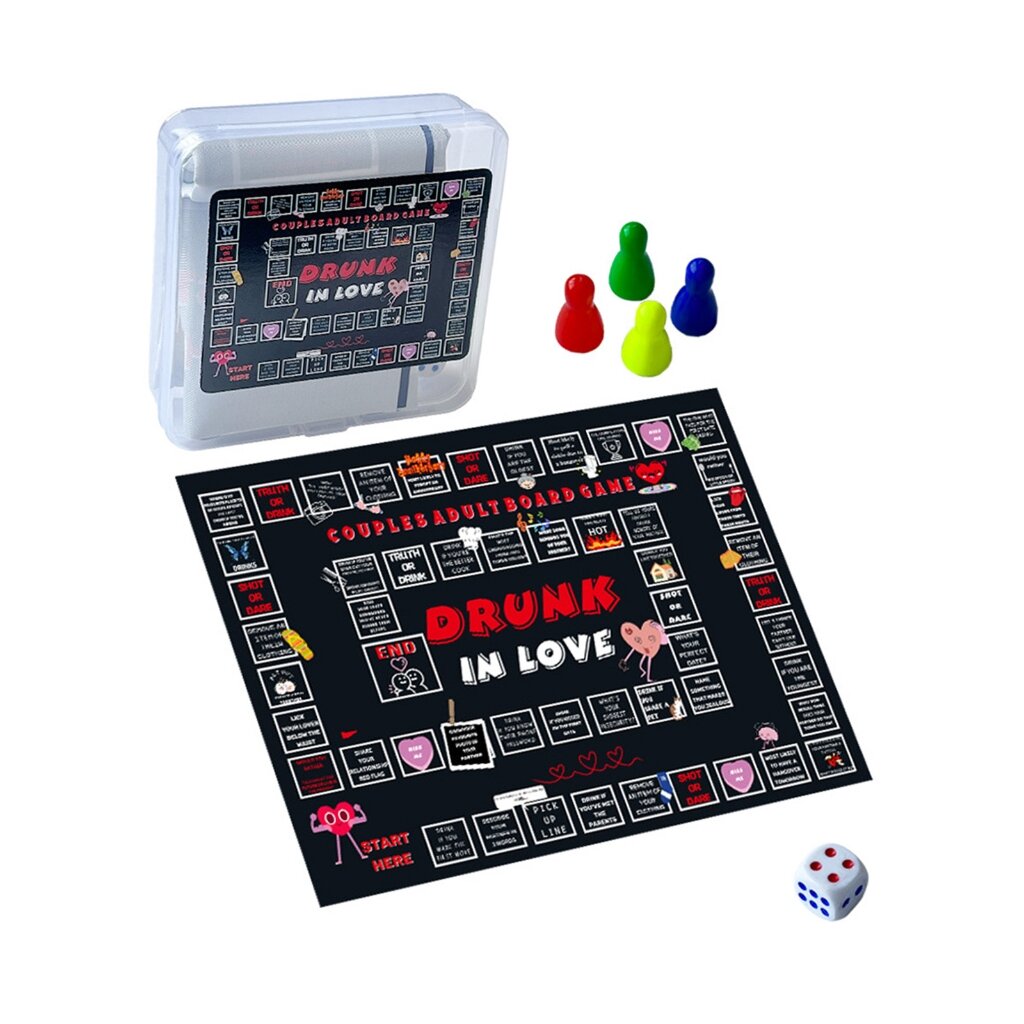 Настольная игра для взрослых пар, Увлекательная игра в стиле Opoly для Подруги