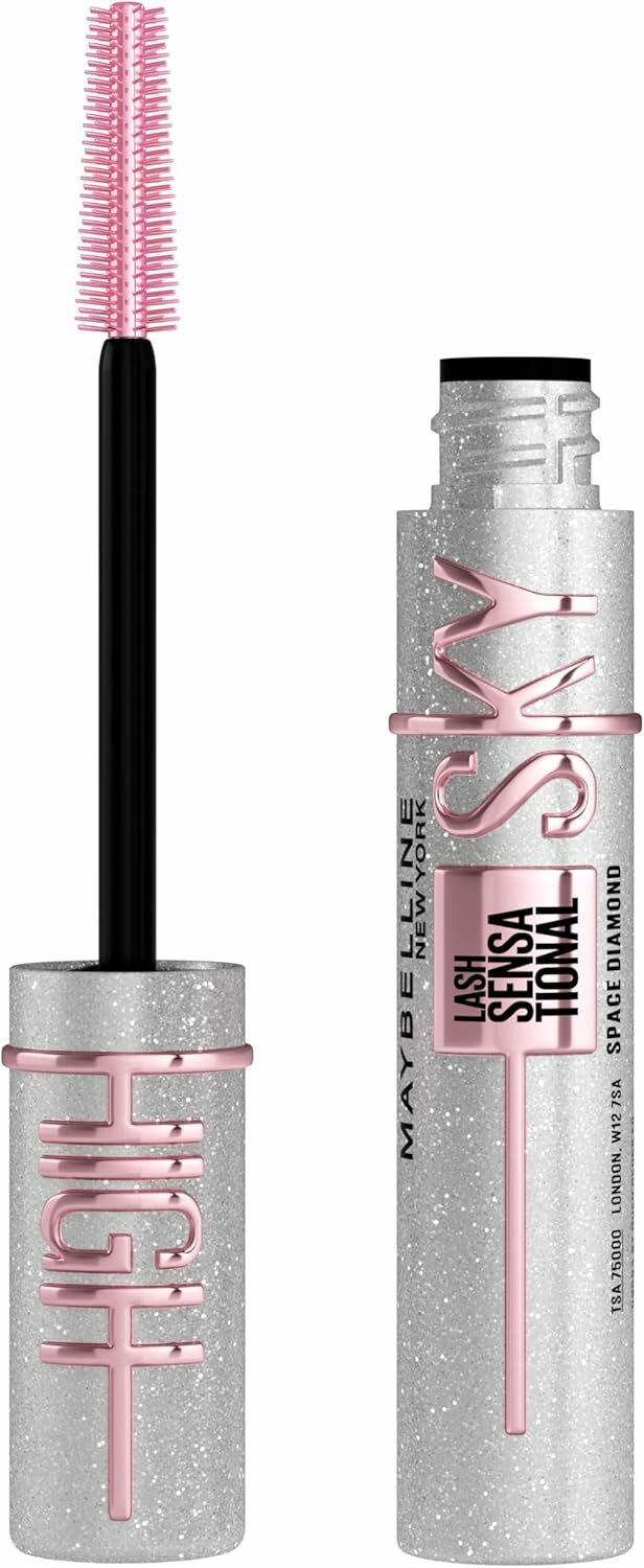 Maybelline New York Lash Sensational Sky High Space Diamond Top Coat, Верхний слой туши с бриллиантовым блеском