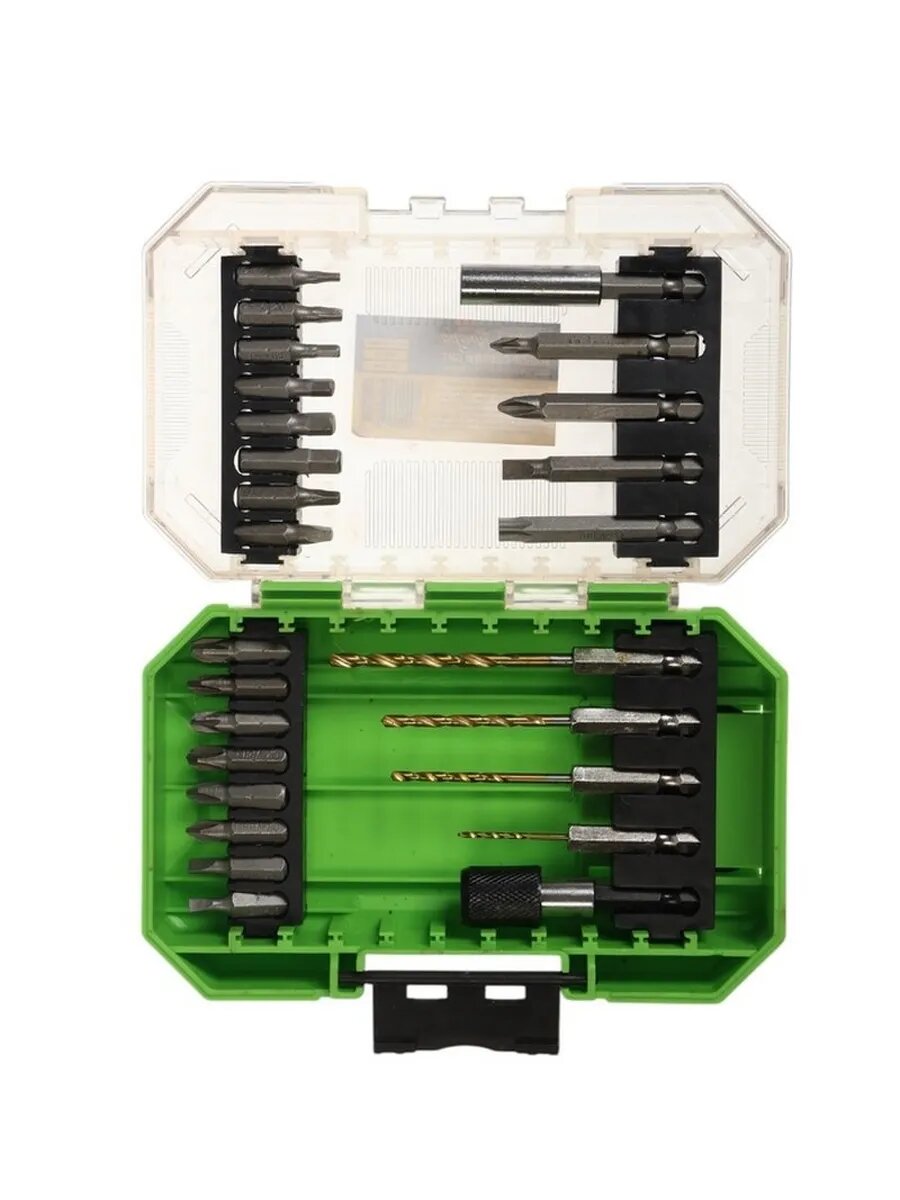 Комплект сверл и бит тундра для точных работ