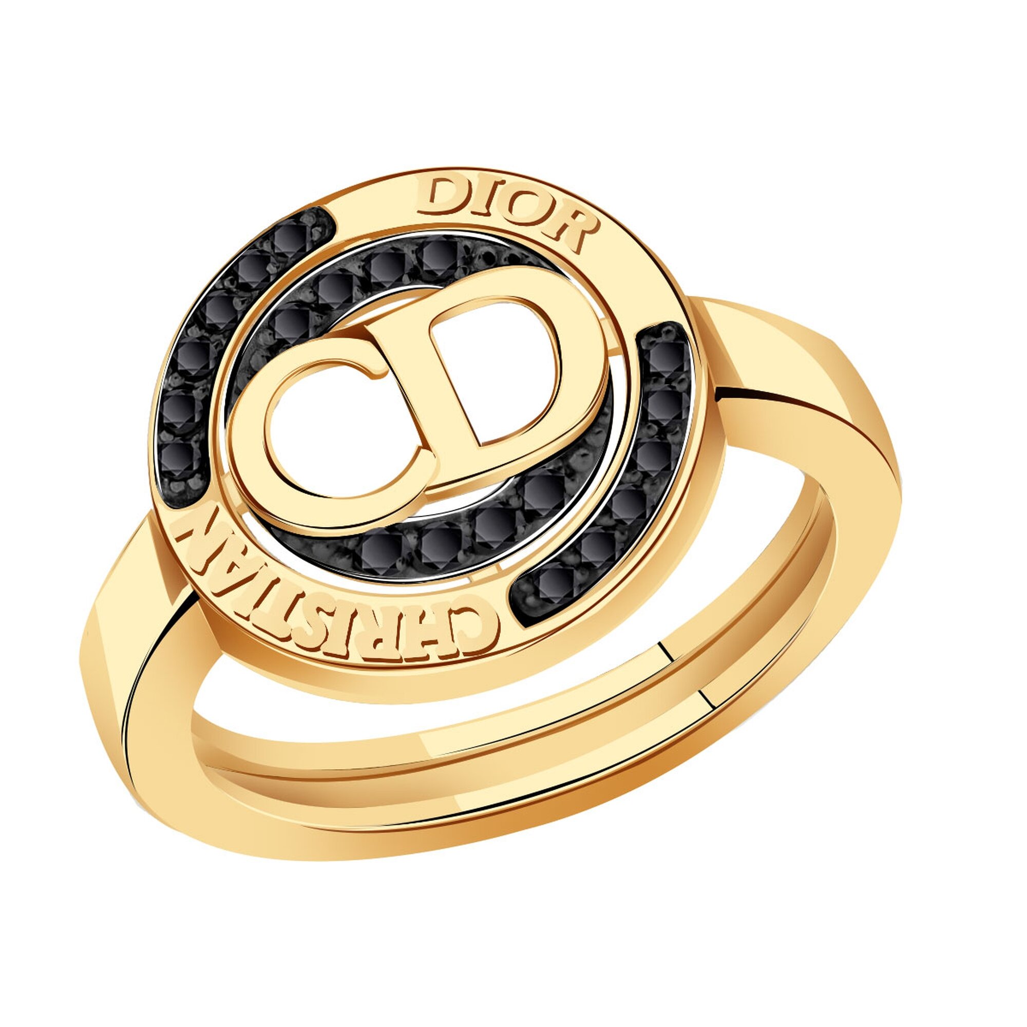 Кольцо, красное золото, 585 проба, фианит