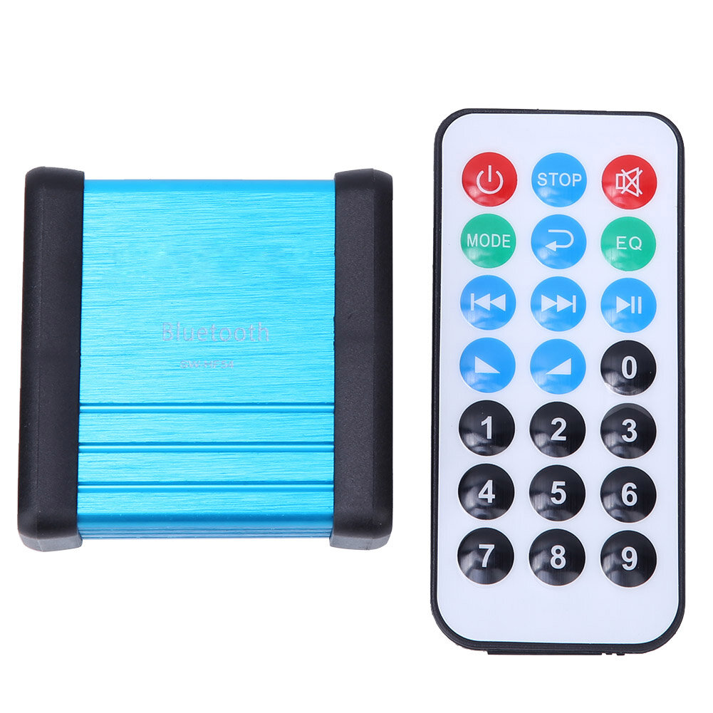 Предусилитель HF54, аудиоресивер, совместимый с Bluetooth, TF-картой, USB-декодированием, воспроизведением и пультом дистанционного управления.