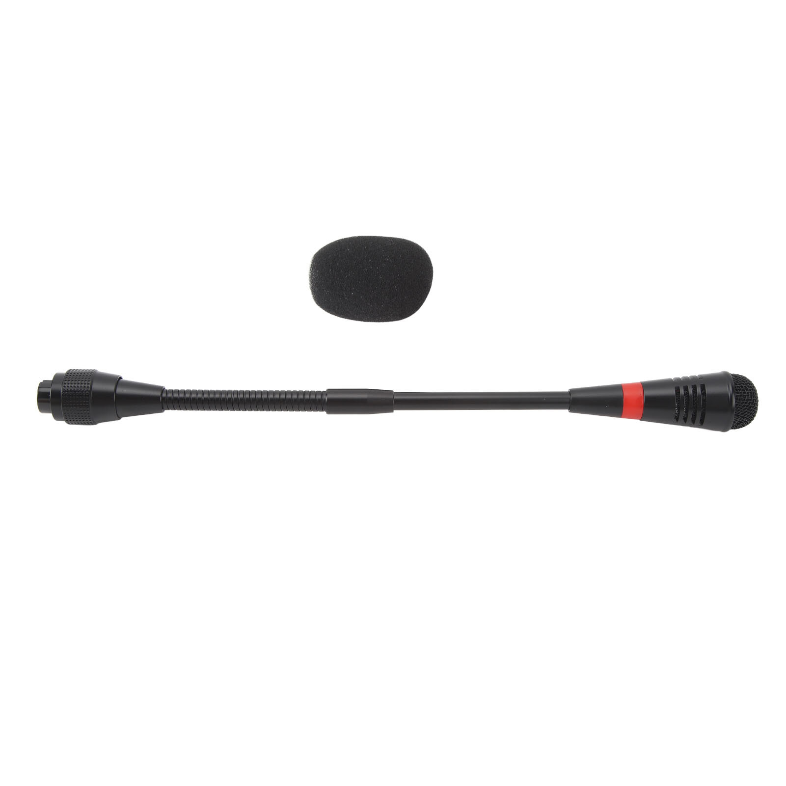 Микрофон на гибкой шее, четкая передача звука, 25 см, микрофон на гибкой шее, подиум для конференц-залов, 4 отверстия
