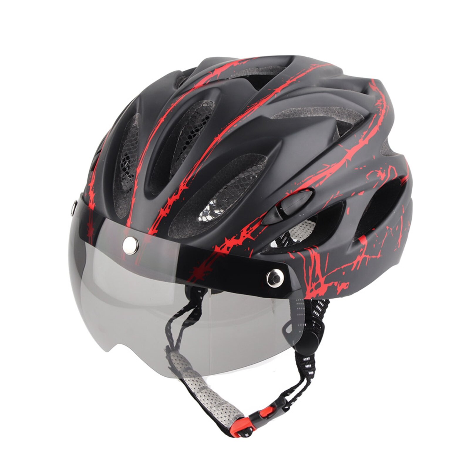Взрослый горный велосипедный защитный шлем для шоссейного велосипеда легкий велосипедный аксессуар с очками