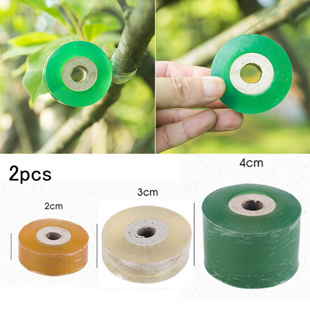 2pcs Привитая лента растягивающаяся самостоятельная клейкая лента для садового растения