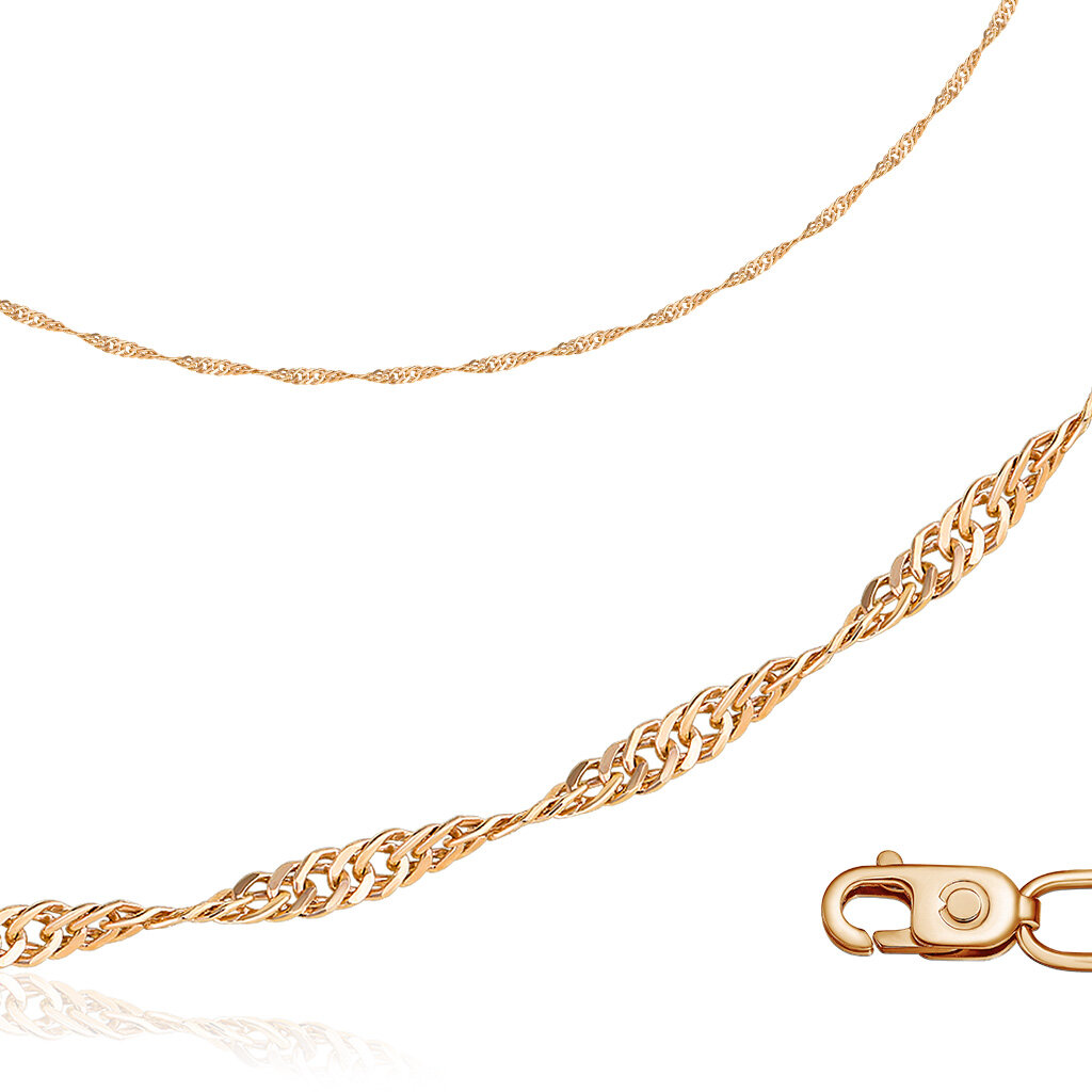 Цепь красное золото, 585 проба