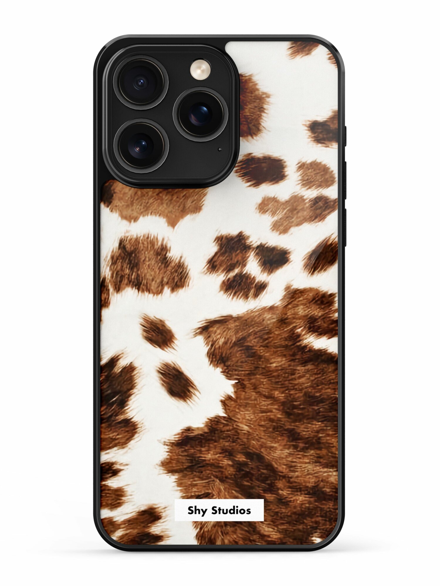 Чехол на iPhone 16 Pro Max от Shy Studios - Cow Ayrshire
