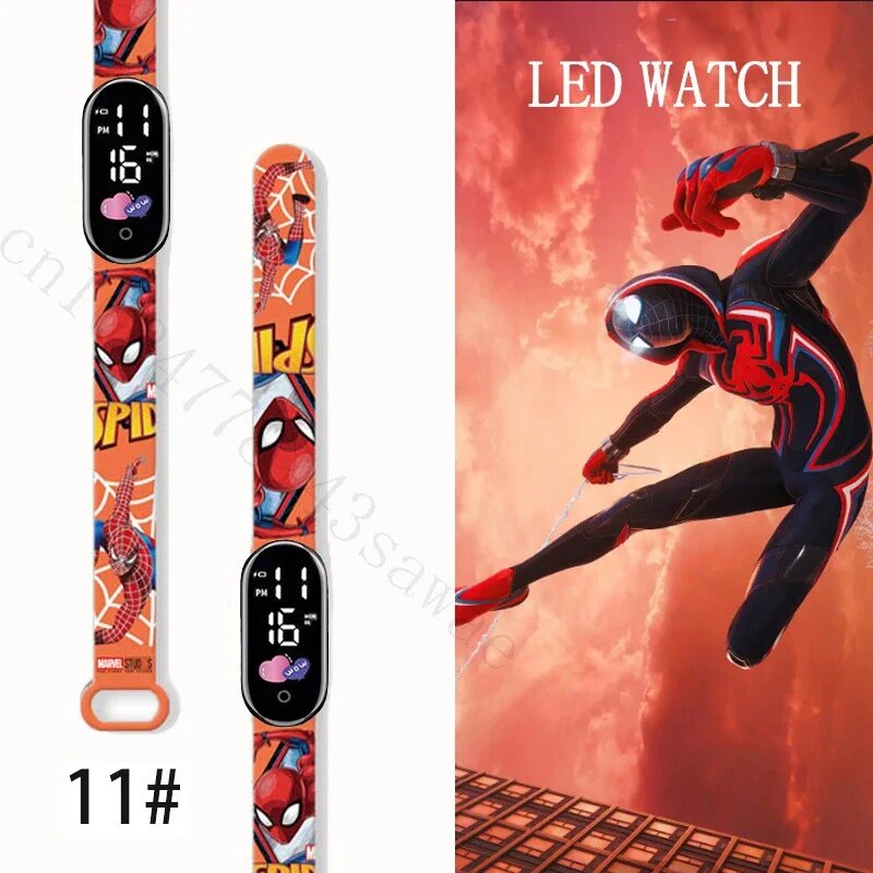 MINISO Аниме часы Человек-паук Красный, 1 PCS-Watch