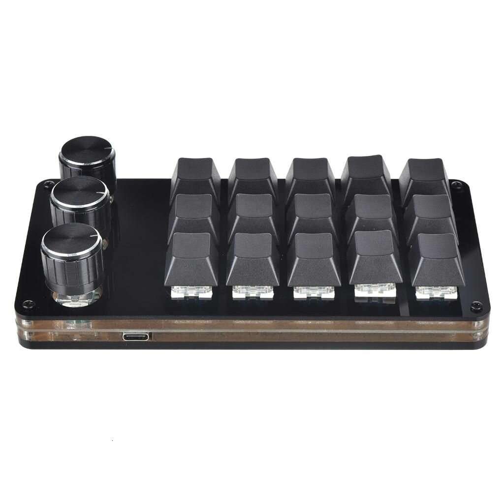 15-кнопочная USB мини-клавиатура с энкодерами