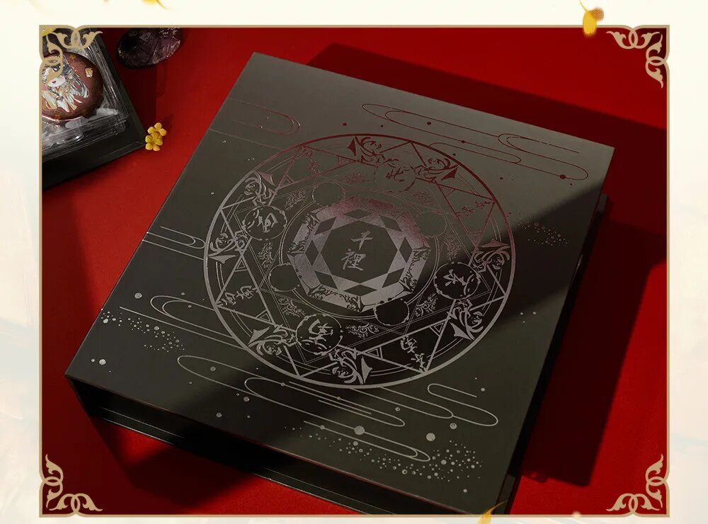 Металлический значок из аниме Tian Guan Ci Fu, книга для хранения, книжка Xielian Huacheng из аниме небесные, официальное благословение, книги для украшения дома, 25x27x5cm