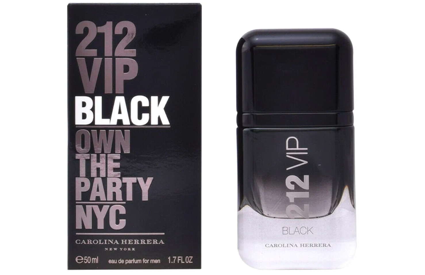 Парфюмерная вода Carolina Herrera 212 VIP Men Black 50 мл