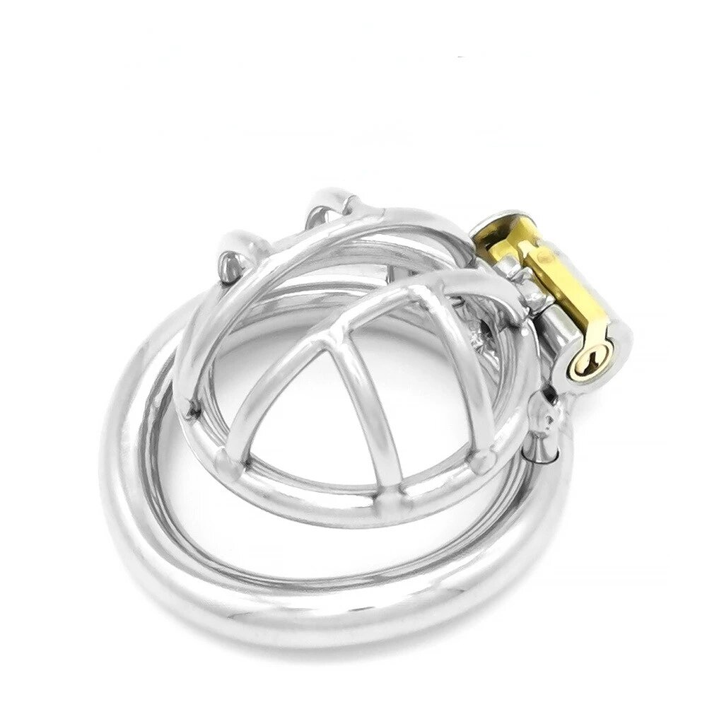 Мужской металлический пояс верности, защита от шеф-повара, клейка целомудрия, клетка для пениса, устройство целомудрия, 40/45/50 мм