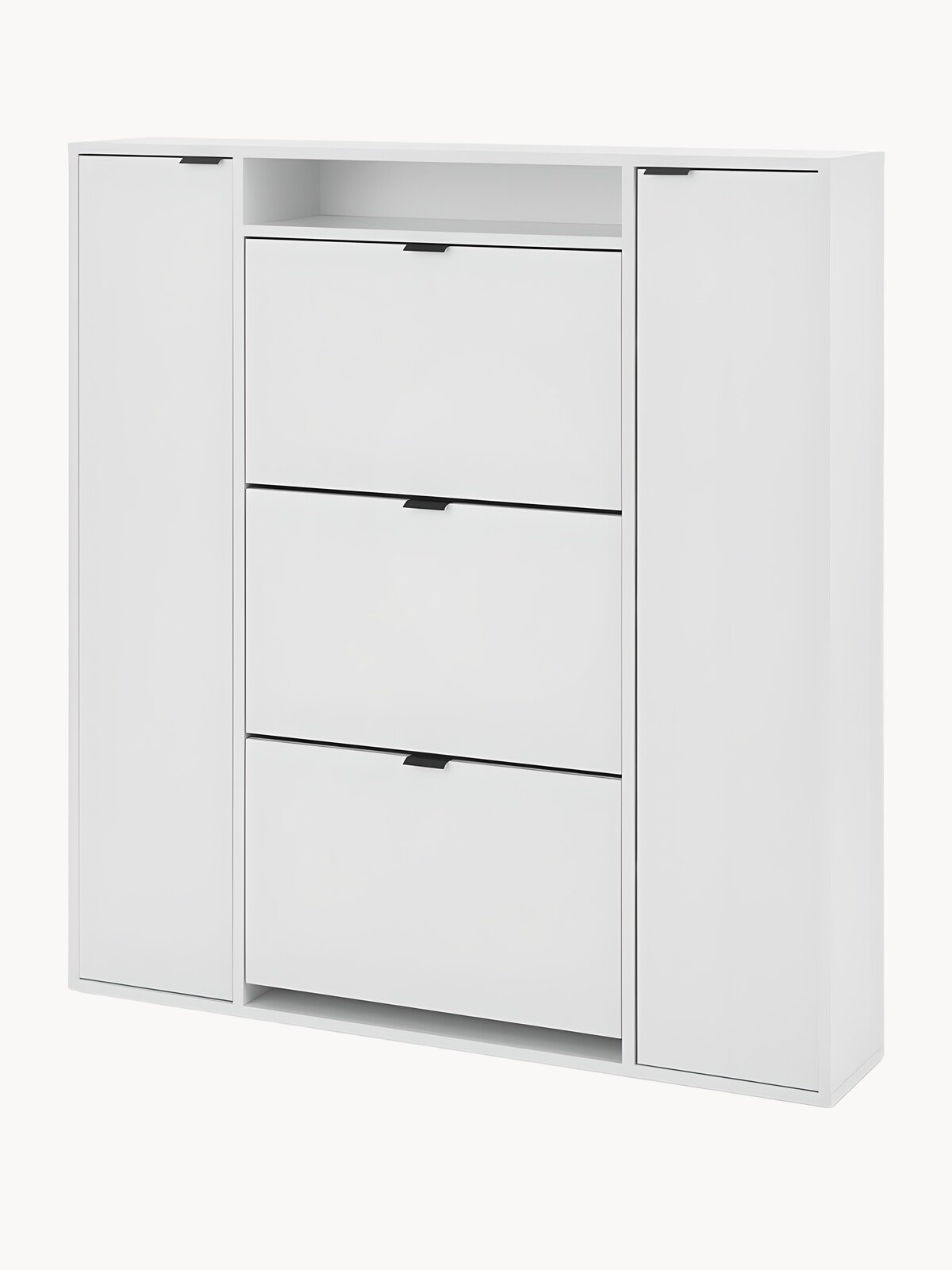 Обувница Hoff Шеффилд-5, 114,8х123,5х22,6 см, на 9 пар, цвет белый