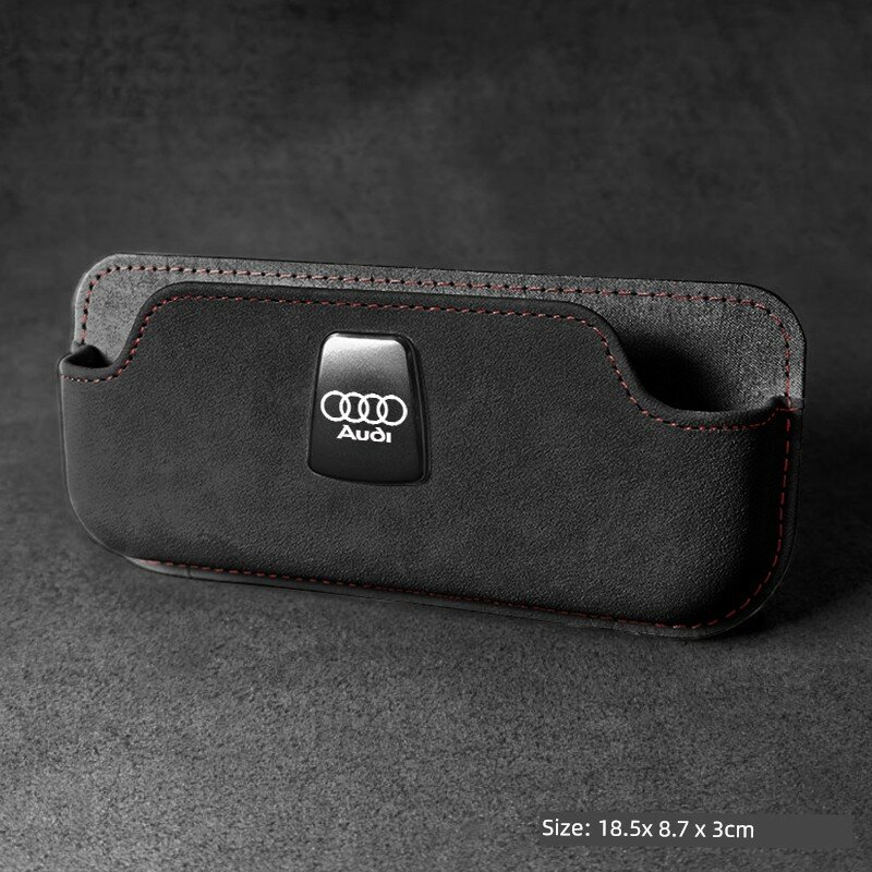 Органайзер из замши для Audi, сумка для хранения, мусорная корзина, аксессуары для тюнинга салона автомобиля A6L Q7 Q5L