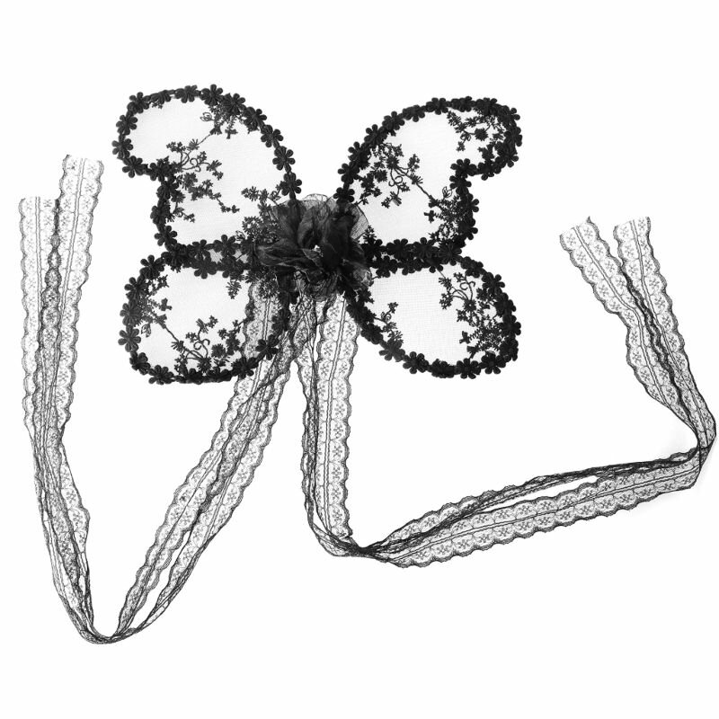 Крылья для детской фотографии-Черные Остроконечные