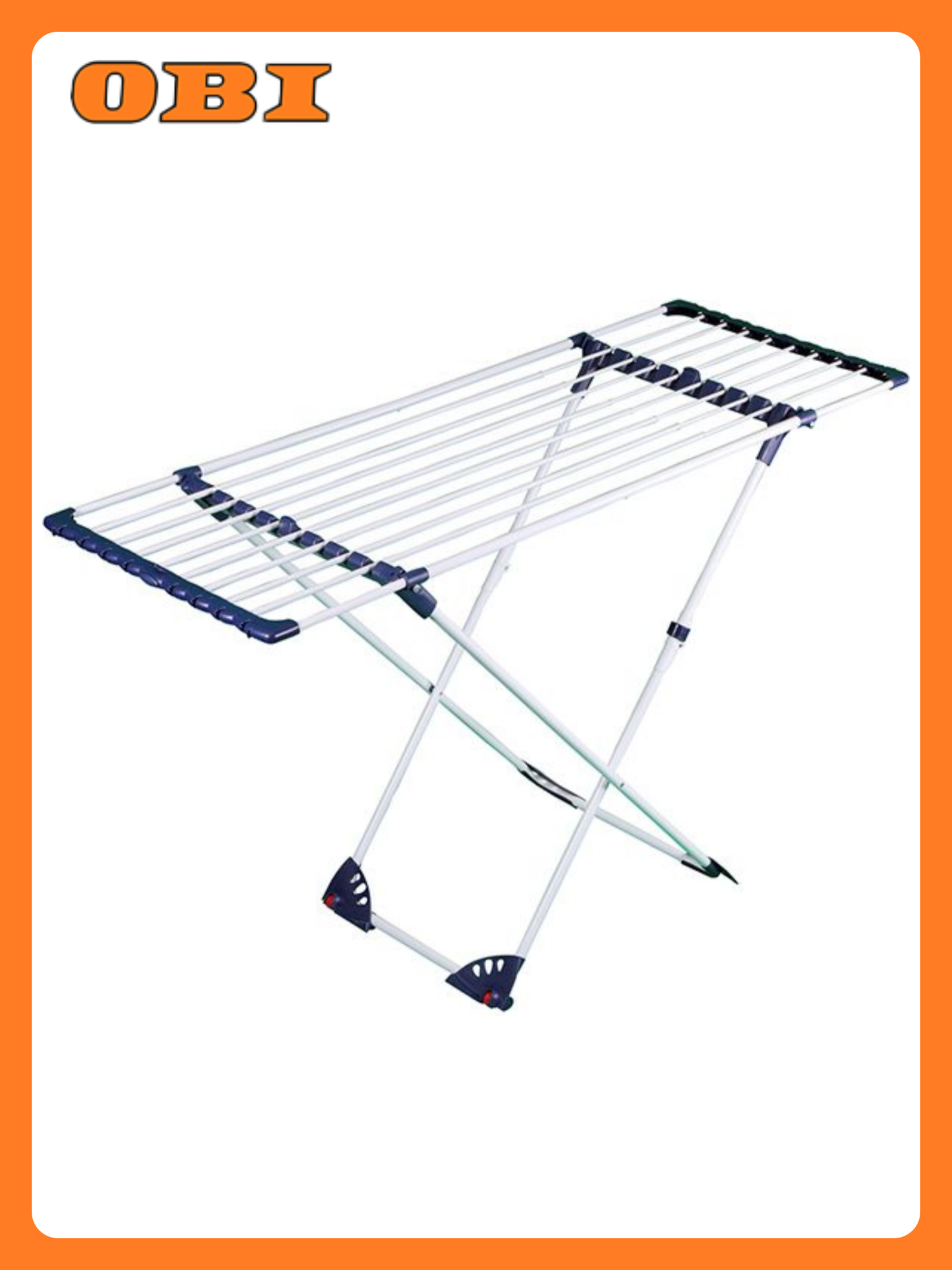 Сушилка для белья стальная JOY Home 130х56 см, белый