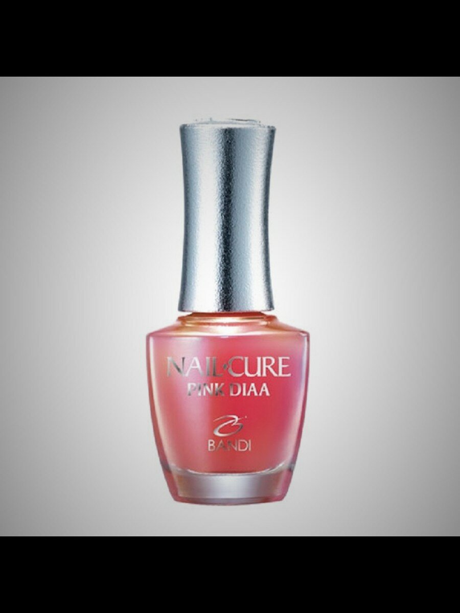 Bandi Nail Cure Pink Diaa, Покрытие укрепляющее для тонких и повреждённых ногтей PINK DIAA 14 мл