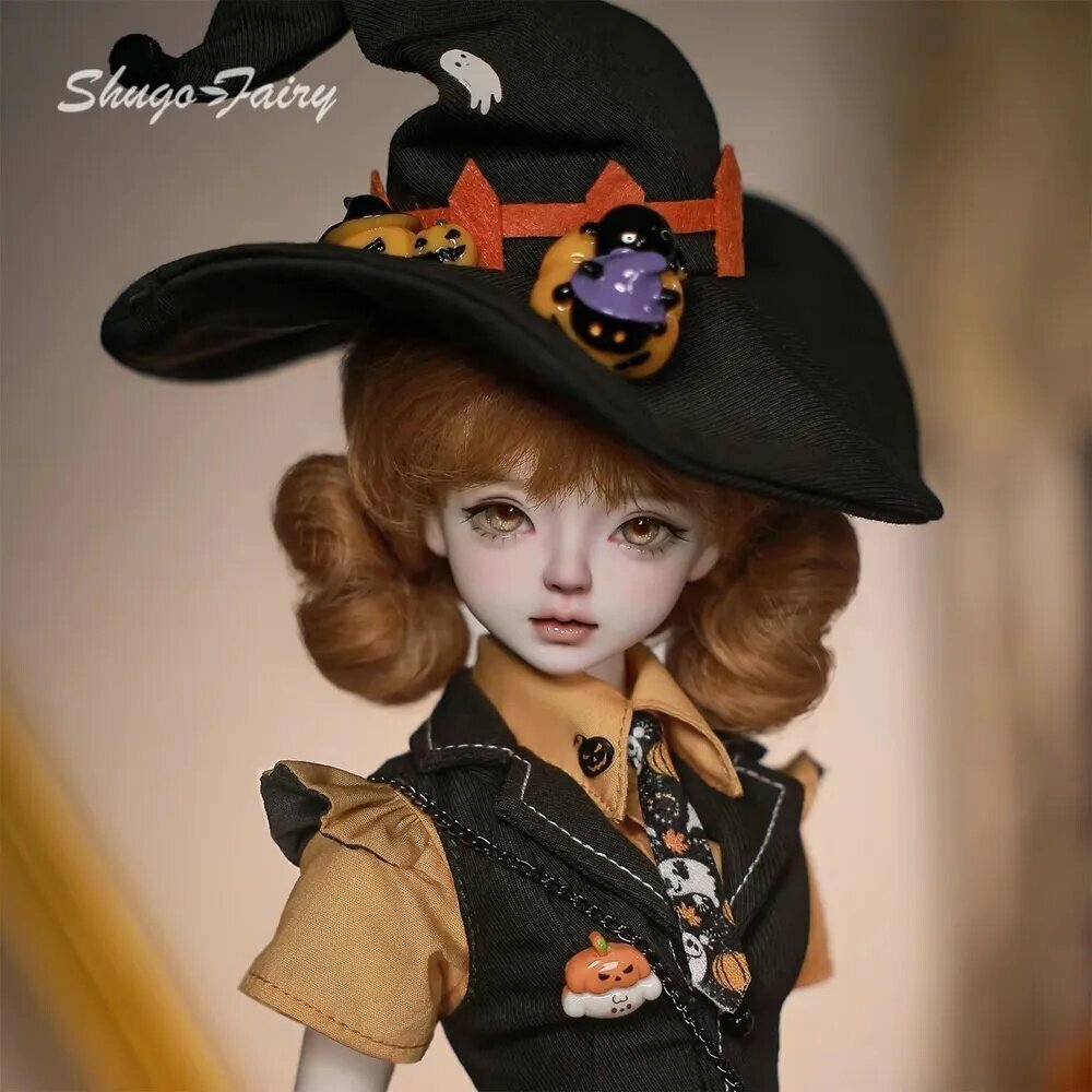 Кукла ShugaFairy Lynn 1/4 Bjd Body, костюм тыквы на Хэллоуин, наряд в стиле Лолиты