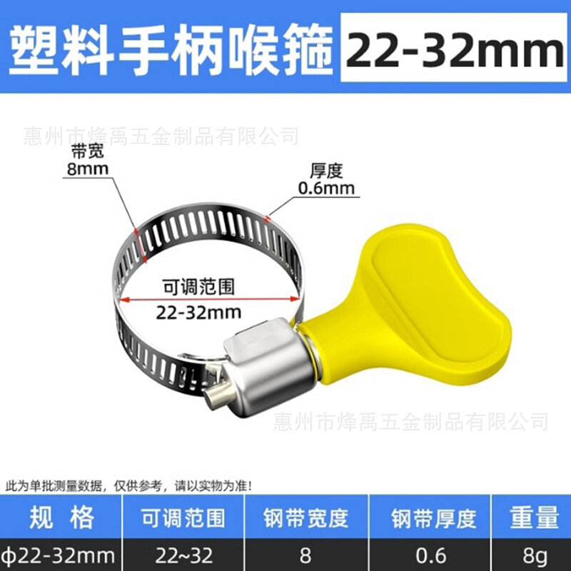 Трансграничная оптовая продажа 20PCS 201 из нержавеющей стали американский ручка гортани пластиковая ручка с ручкой