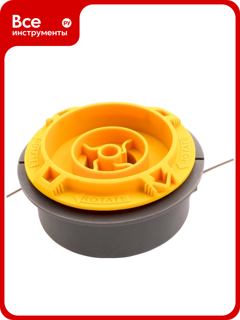 Катушка триммерная полуавтоматическая DENZEL 96364