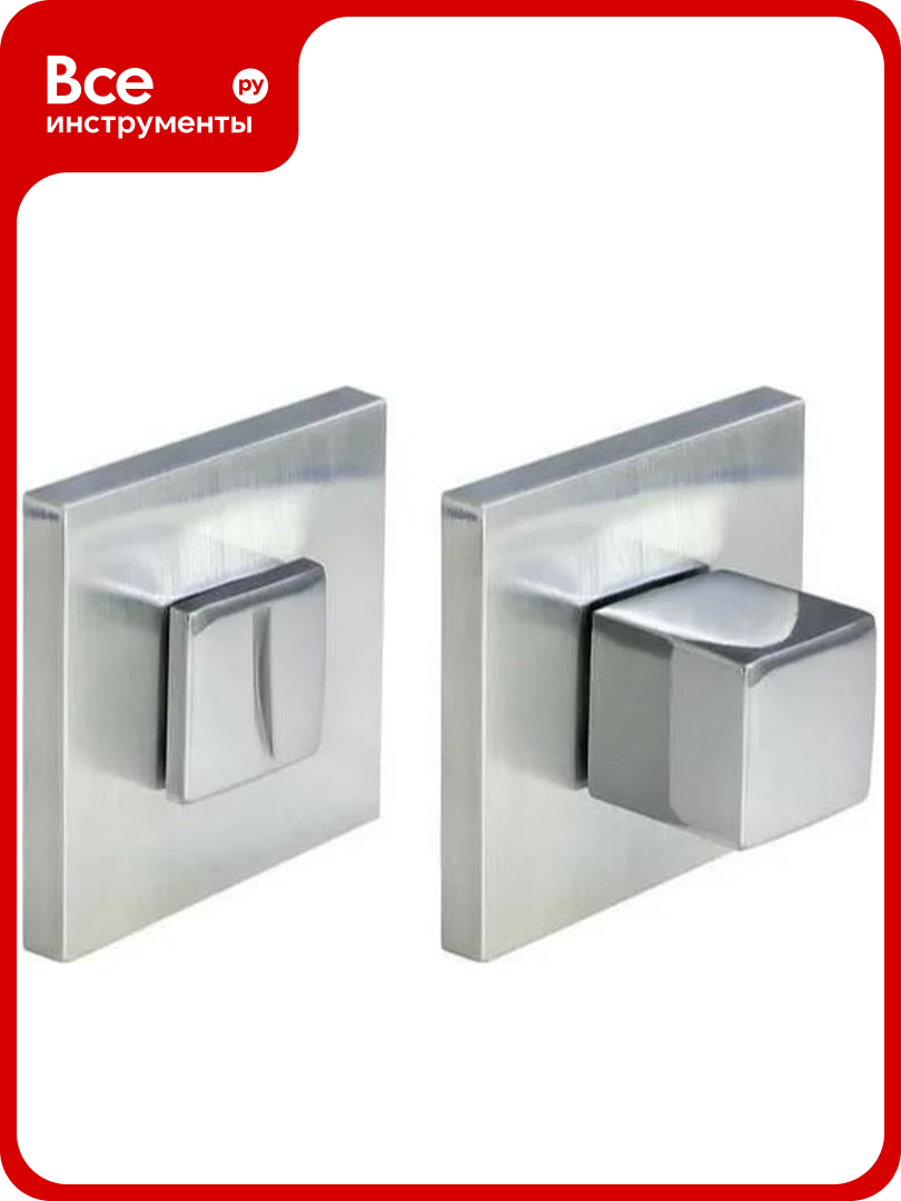 Сантехническая завертка MORELLI MH-WC-S6 SC на квадратной розетке 6 мм, цвет - матовый хром