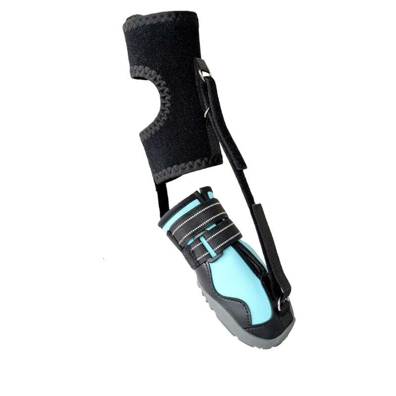 Корректирующий бандаж для собак при падении лапы, Черный синий - L