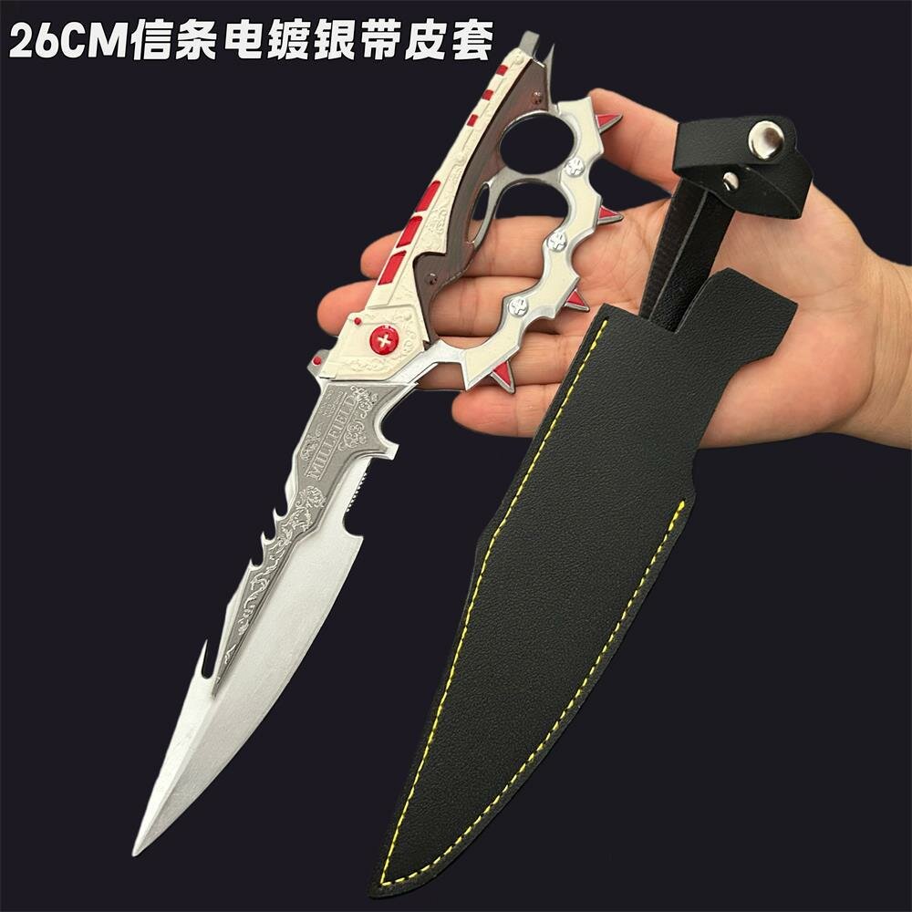 2026 Дельта Игровая Периферия Большой Кред Светящийся Дисплей Стенд Коллекционный Ремесленный Орнамент Игрушечный Нож Подарок